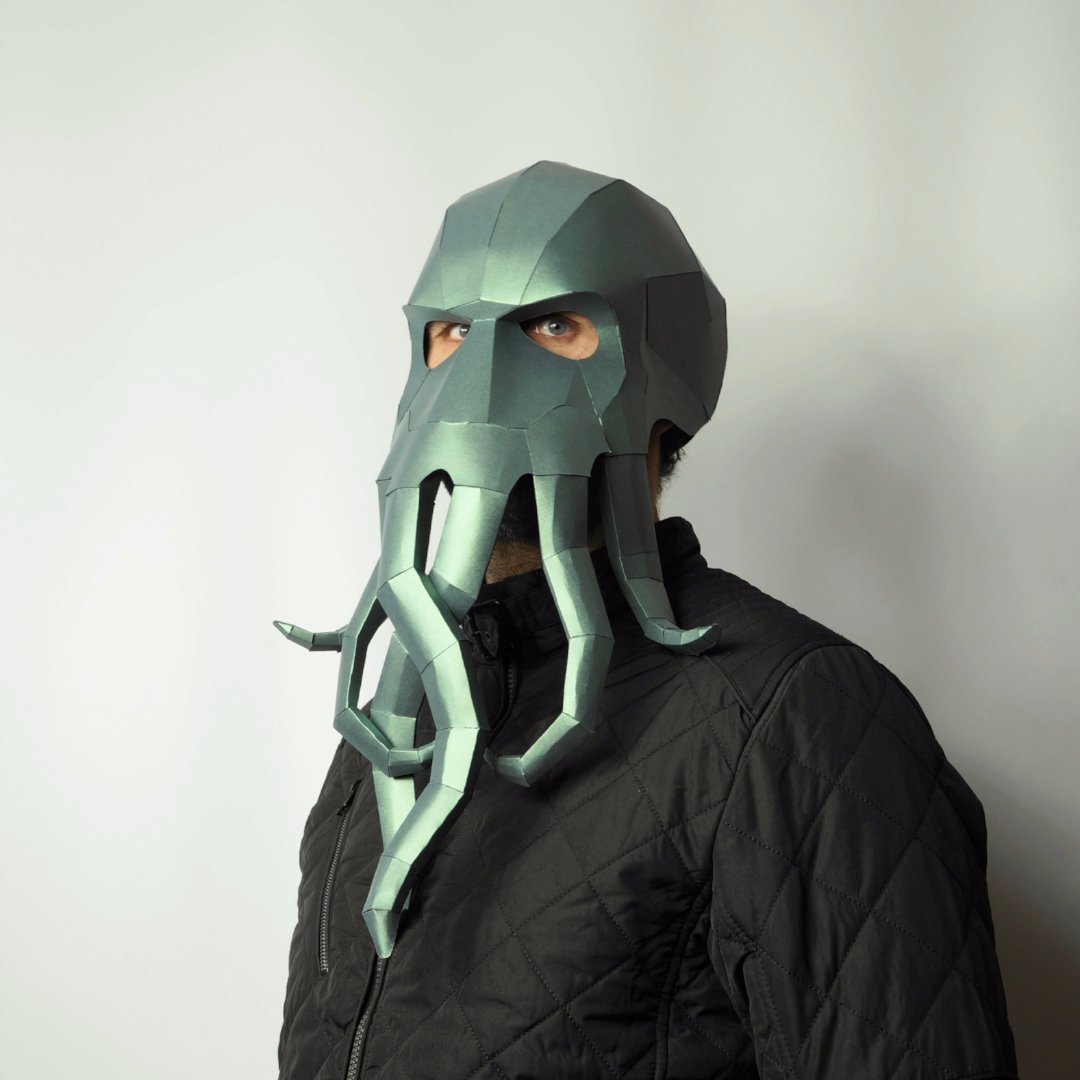 Cthulhu | Cosplay Papercraft Mask Templates | PDF Download – Wintercroft